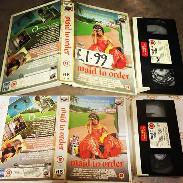 I also decided to try and clean up the box too! (It was brown!) #vhs # ...
